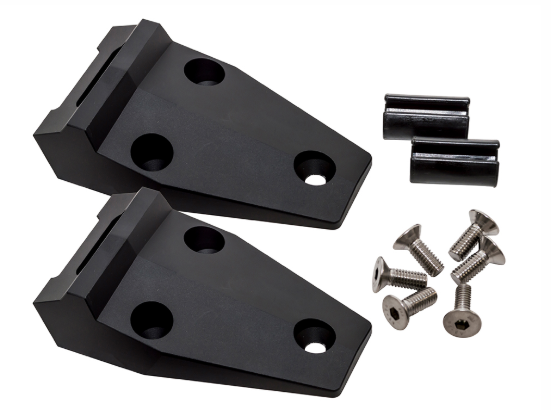 DA1152 Land Rover Defender Bonnet Hinge Kit – Billet Aluminum (Black ...